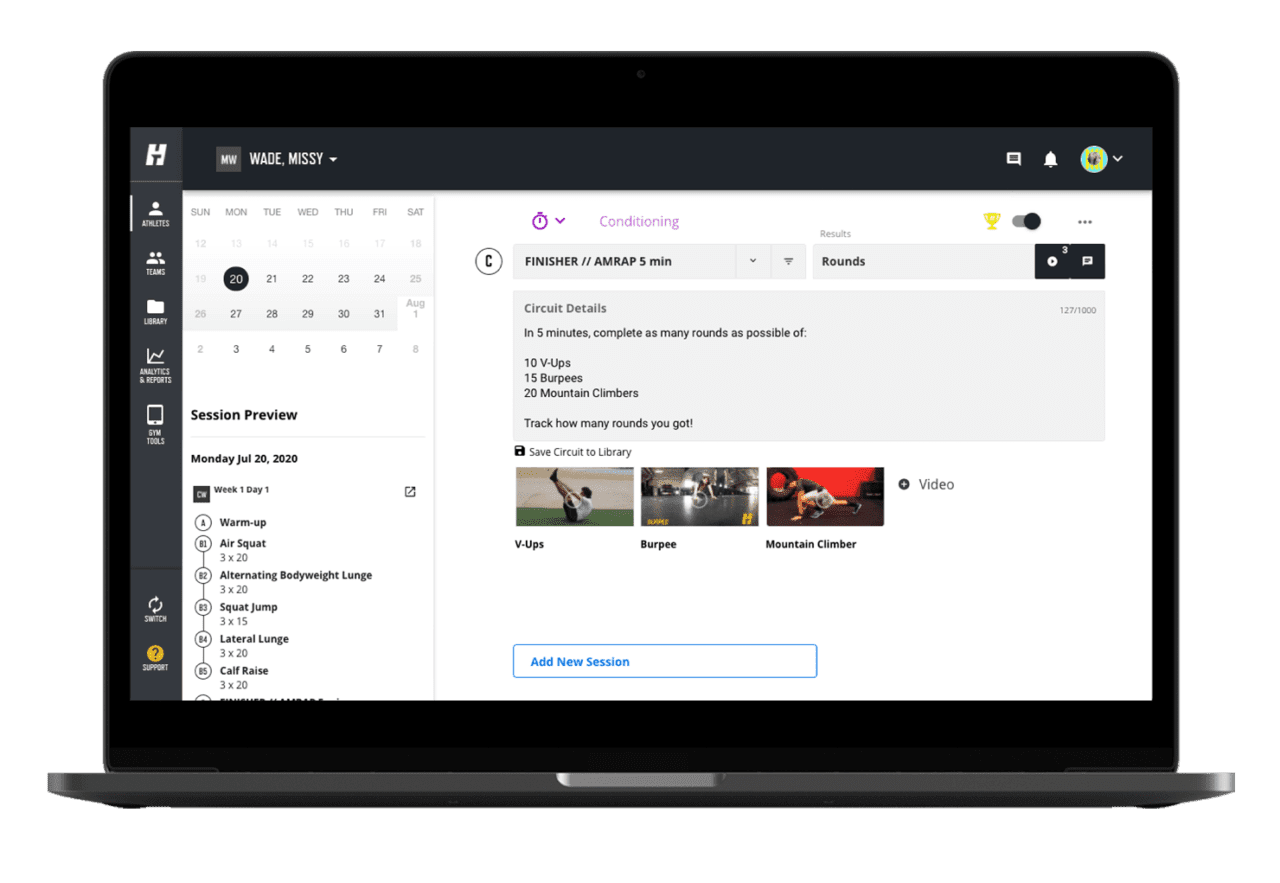 Create | TrainHeroic