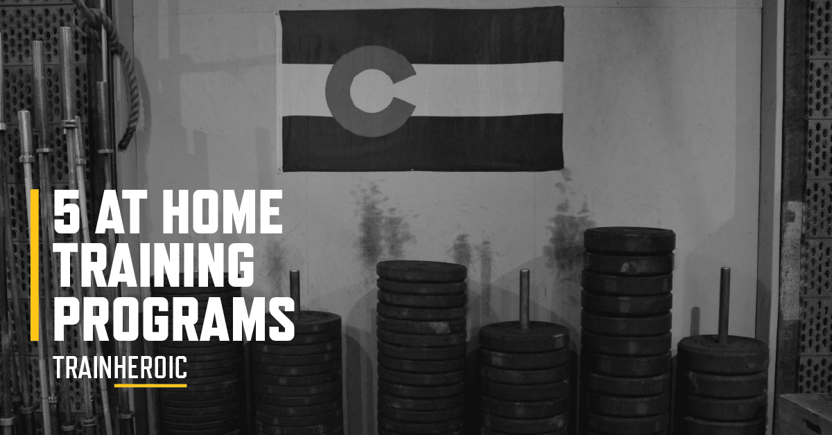 5 At Home Training Programs | Available In the TrainHeroic Marketplace