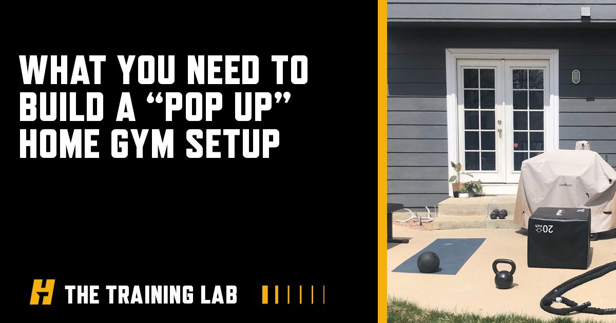 Home Gym Ideas | How to Build A Pop Up Home Gym (in your backyard)
