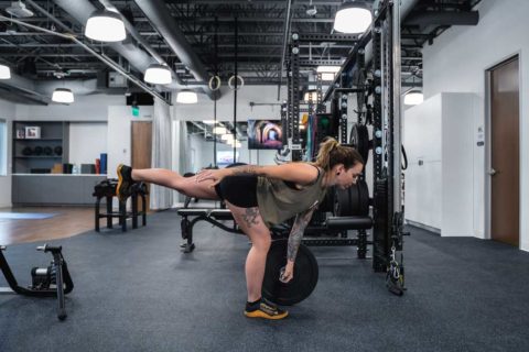 Single Leg Landmine RDLs - For a pumped-up peach & stable hips