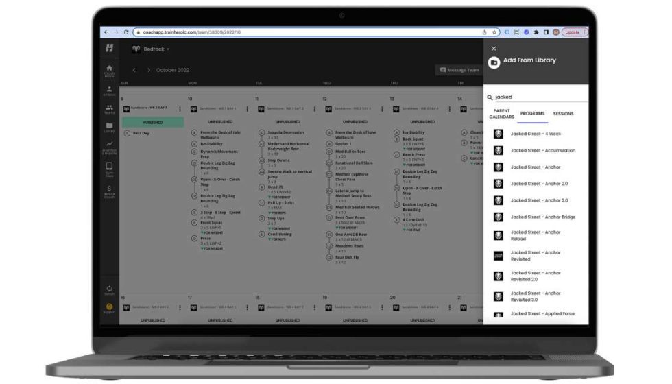 Online Strength & Conditioning Software for Coaches | TrainHeroic